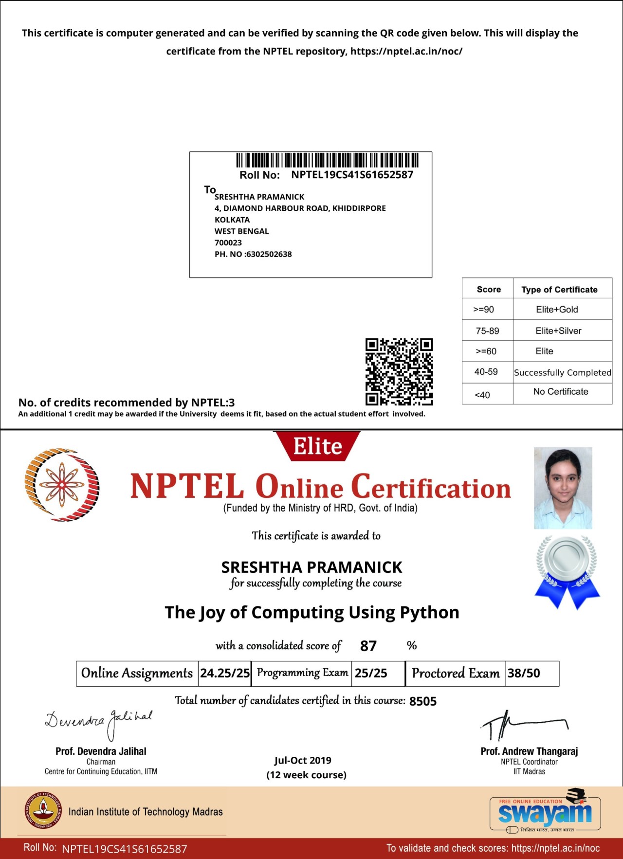 Résumé-Sreshtha Pramanick