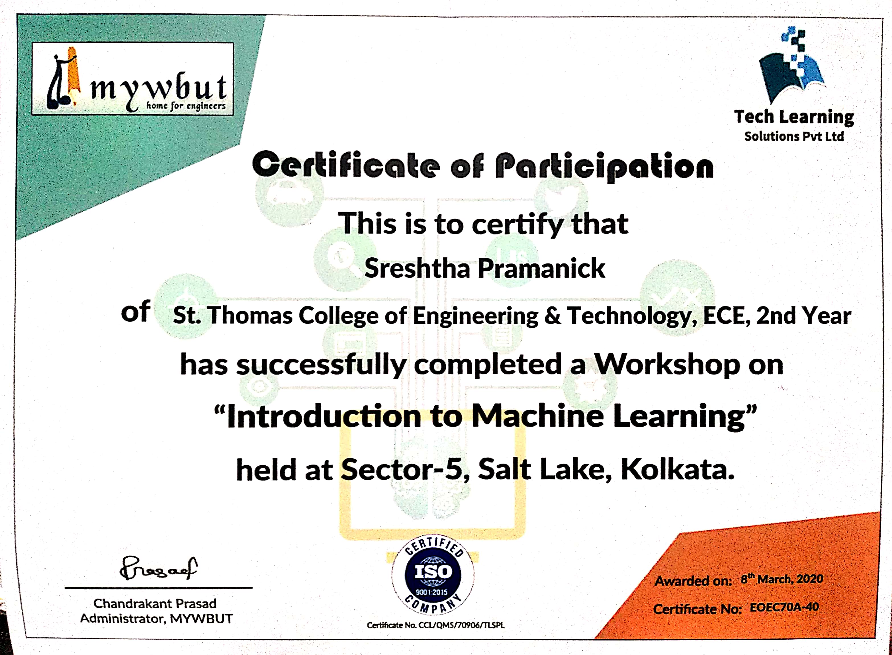 Résumé-Sreshtha Pramanick